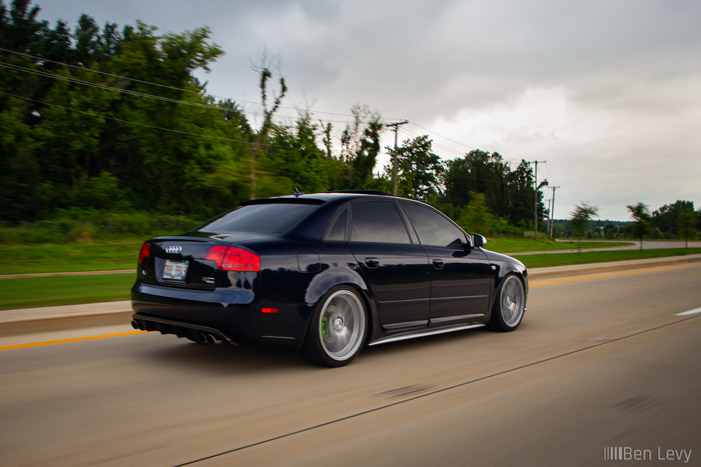 Blue B7 Audi A4 On The Road BenLevy Blue B7 Audi A4 On The Road BenLevy